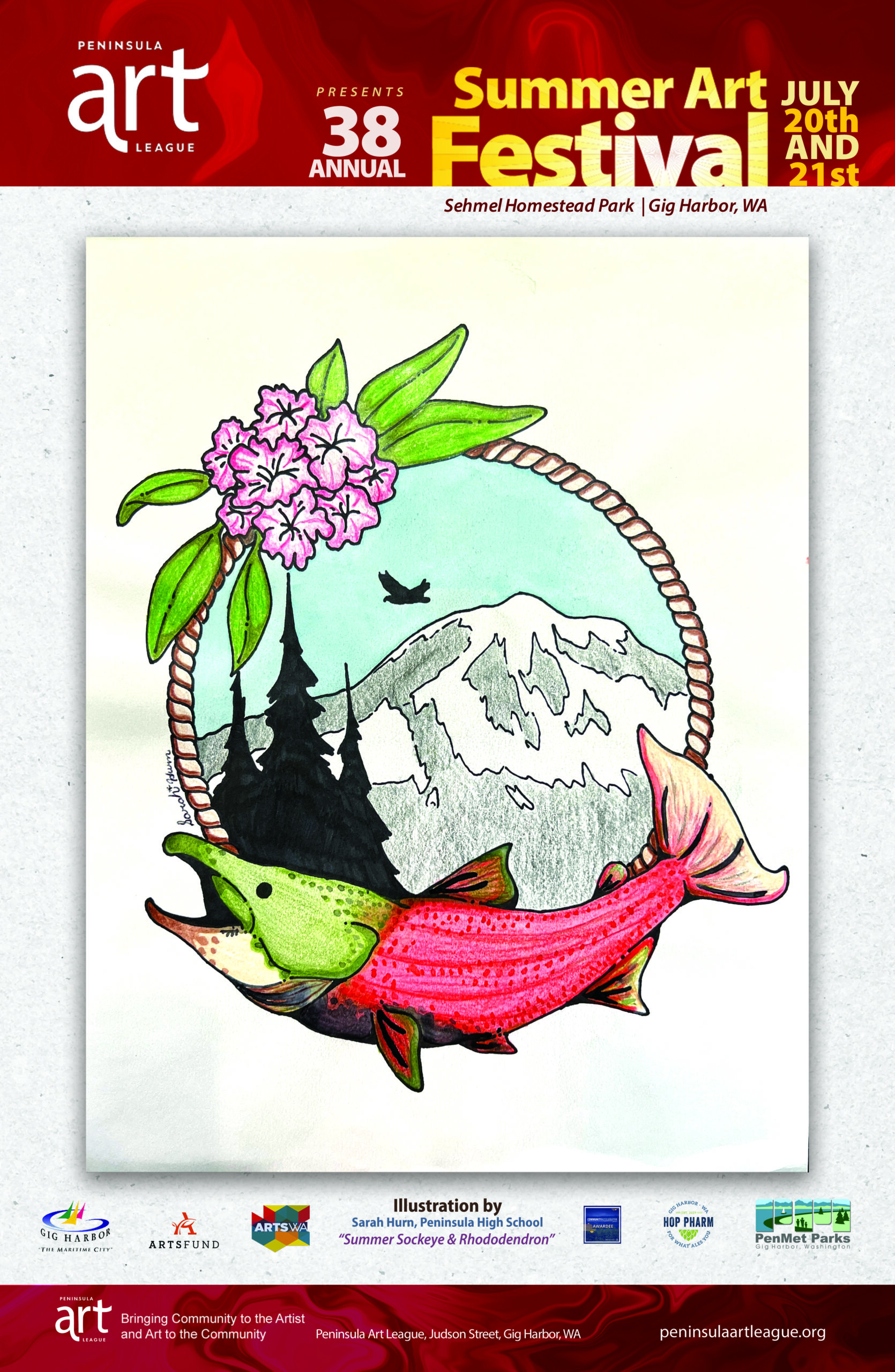 Summer Art Festival - Student Poster Contest - Peninsula Art League